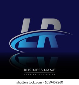 Initial Letter Lr Logotype Company Name Stock Vector (Royalty Free ...