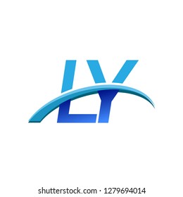 Initial Letter Ly Logotype Company Name Stock Vector (Royalty Free ...