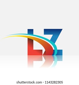Initial Letter Lz Logotype Company Name Stock Vector (Royalty Free ...