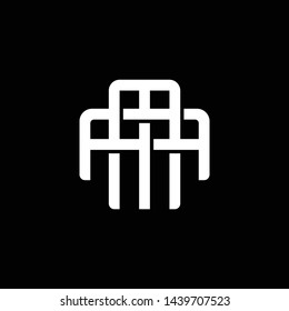 Initial Letter M Ma Overlapping Interlock Stock Vector (Royalty Free ...