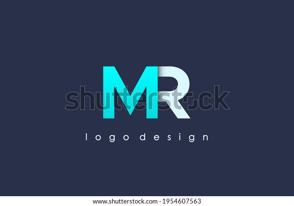 Initial Letter M R Linked Logo Stock Vector (Royalty Free) 1954607563 ...