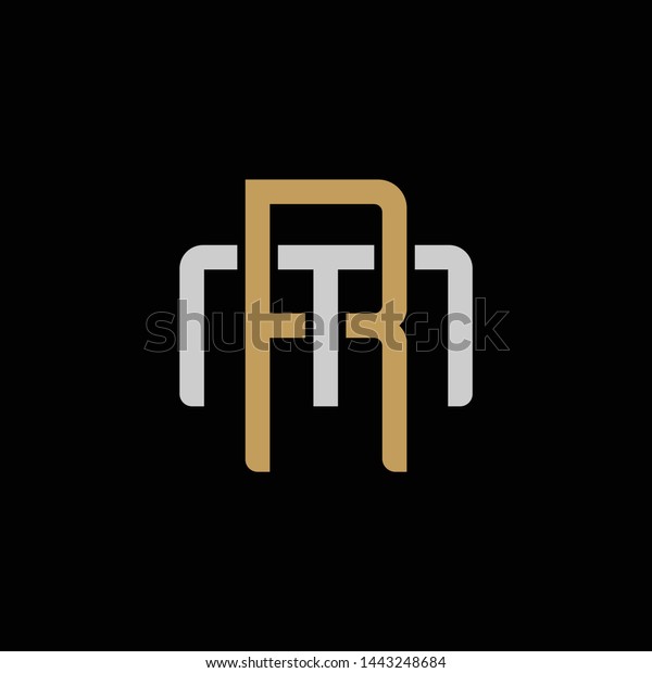 Initial Letter M R Mr Rm Stock Vector (Royalty Free) 1443248684 ...