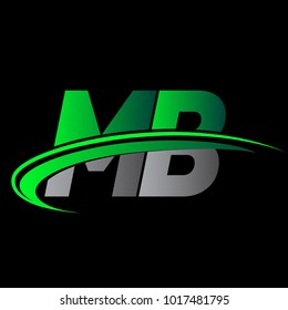 Initial Letter Mb Logotype Company Name Stock Vector (Royalty Free ...