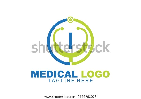 Initial Letter Medical Logo Stock Vector (Royalty Free) 2199263023 ...