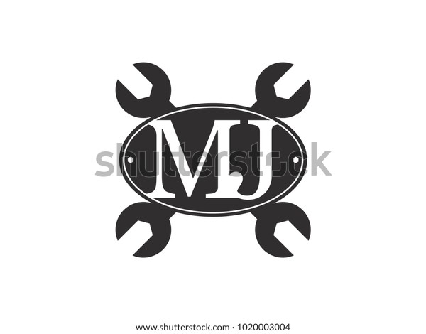 Initial Letter Mj Logo Automotive Club Stock Vector (Royalty Free ...