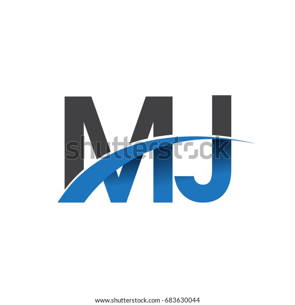 Initial Letter Mj Logotype Company Name Stock Vector (Royalty Free ...