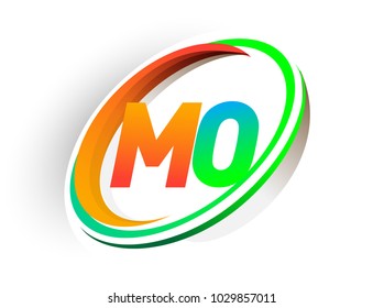 Initial Letter Mo Logotype Company Name Stock Vector (Royalty Free ...