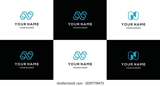 Initial Letter N Logo Icon Set Stock Vector (Royalty Free) 2039778473 ... Initial Letter N Logo Icon Set Stock Vector (Royalty Free) 2039778473 ...