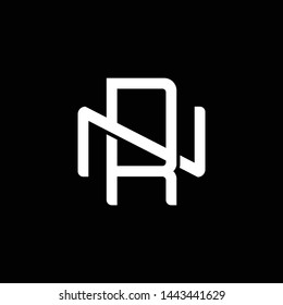 Initial Letter N Na Overlapping Interlock Stock Vector (Royalty Free ...