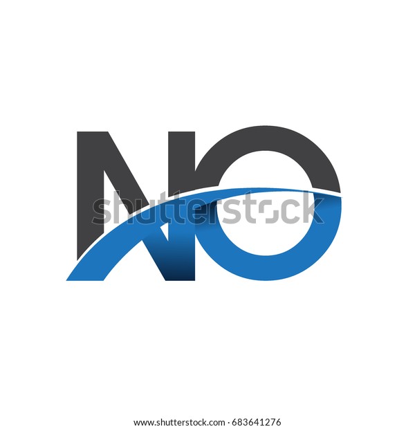 Initial Letter No Logotype Company Name Stock Vector (Royalty Free ...