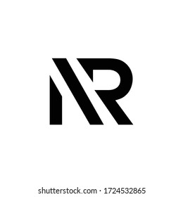 Initial Letter Nr Logo Design Vector Stock Vector (Royalty Free ...