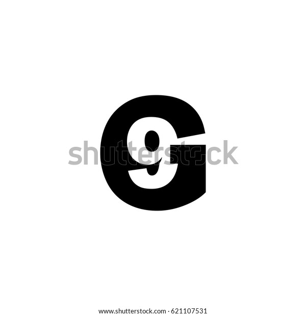 Initial Letter Number Logo G 9 Stock Vector (Royalty Free) 621107531