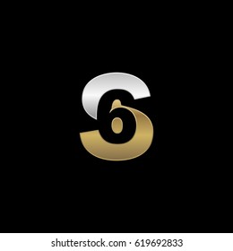 Initial Letter Number Logo S 8 Stock Vector (Royalty Free) 620245568 ...