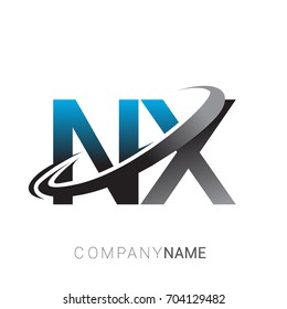 Initial Letter Nx Logotype Company Name Stock Vector (Royalty Free ...