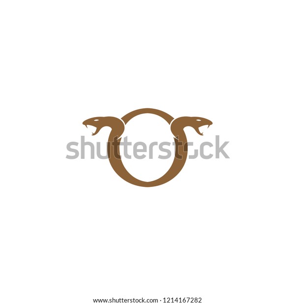 Initial Letter O Snake Logo Design Stock Vector (Royalty Free) 1214167282
