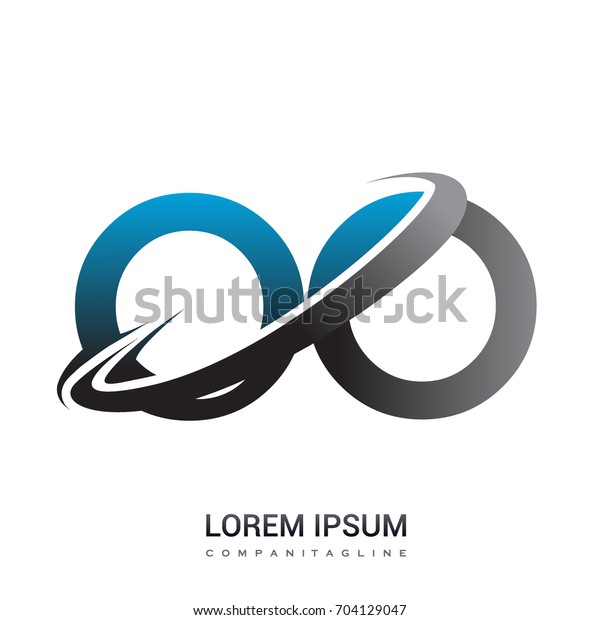 Initial Letter Oo Logotype Company Name Stock Vector (Royalty Free ...
