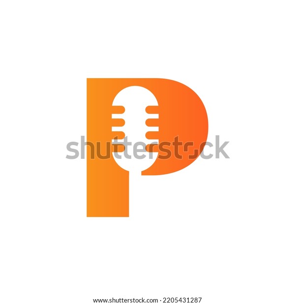 Initial Letter P Music Logo Dj Stock Vector (Royalty Free) 2205431287 ...