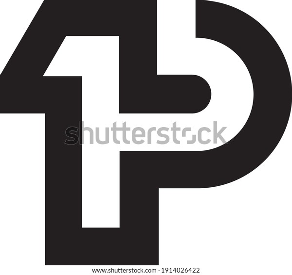 Initial Letter P1 Logo Design Stock Vector (Royalty Free) 1914026422 ...