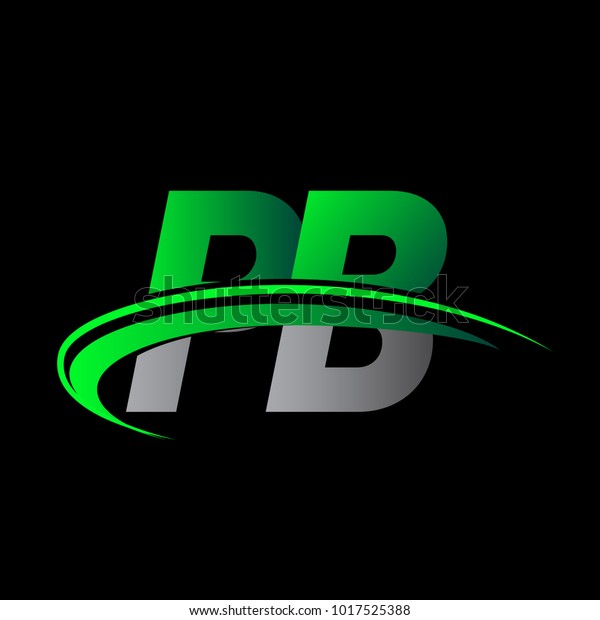 Initial Letter Pb Logotype Company Name Stock Vector (Royalty Free ...
