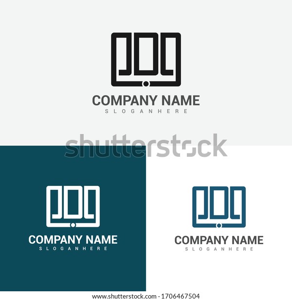 Initial Letter Pdp Logo Template Design Stock Vector Royalty Free 1706467504 Shutterstock