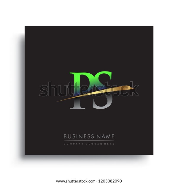 Initial Letter Ps Logotype Company Name Stock Vector (Royalty Free ...