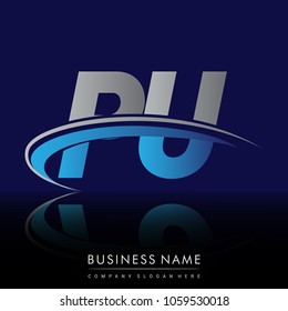 Initial Letter Yu Logotype Company Name Stock Vector (Royalty Free ...