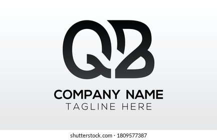Initial Letter Qb Logo Design Modern Stock Vector (Royalty Free ...