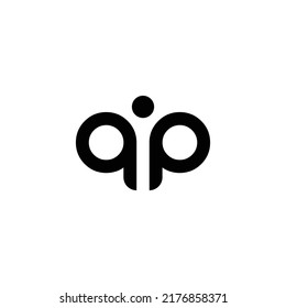 Initial Letter Qip Linked Lowercase Logo Stock Vector (Royalty Free ...