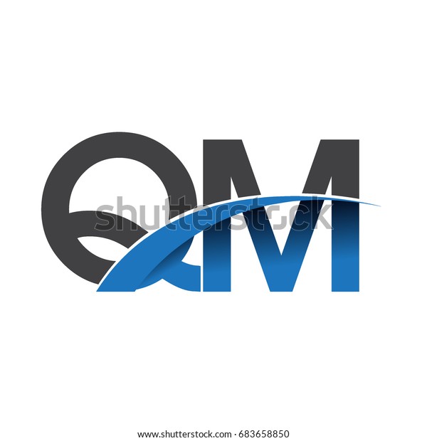 Initial Letter Qm Logotype Company Name Stock Vector (Royalty Free ...
