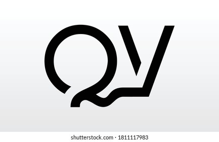 946 Letter qv logo Images, Stock Photos & Vectors | Shutterstock