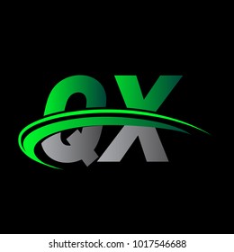 Initial Letter Qx Logotype Company Name Stock Vector (Royalty Free ...