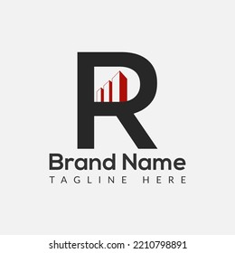 Initial Letter R Building Logo House Stock Vector (Royalty Free ...