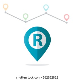136 Pin location letter r Images, Stock Photos & Vectors | Shutterstock