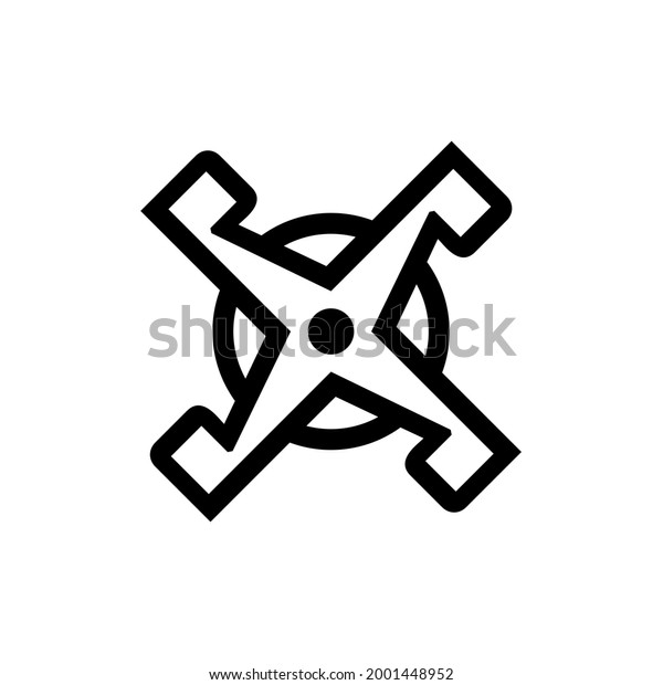 Initial Letter R R4 4r Logo Stock Vector (Royalty Free) 2001448952 ...