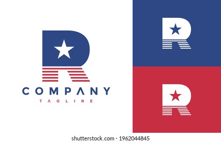 Initial Letter R Star Logo Stock Vector (Royalty Free) 1962044845 ...