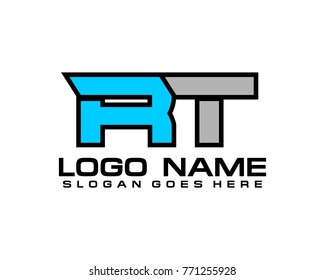 Initial Letter R T Logo Template Stock Vector (Royalty Free) 771255928 ...