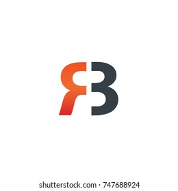 Initial Letter Rb Design Logo Stock Vector (Royalty Free) 747688924