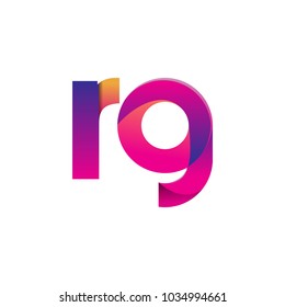Initial Letter Gr Lowercase Logo Green Stock Vector (Royalty Free ...