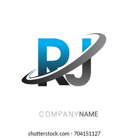 Initial Letter Rj Logotype Company Name Stock Vector (Royalty Free ...