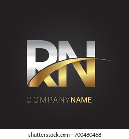 44 Anniversary Elegance Gold Logo Linked Stock Vector (Royalty Free ...