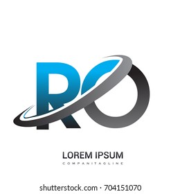 Initial Letter Ro Logotype Company Name Stock Vector (Royalty Free ...