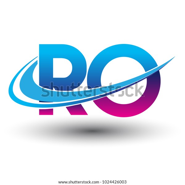 Initial Letter Ro Logotype Company Name Stock Vector (Royalty Free ...