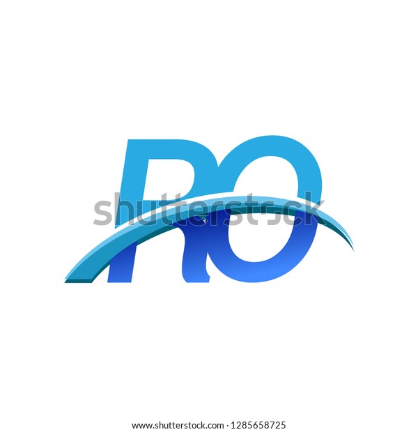 Initial Letter Ro Logotype Company Name Stock Vector (Royalty Free ...