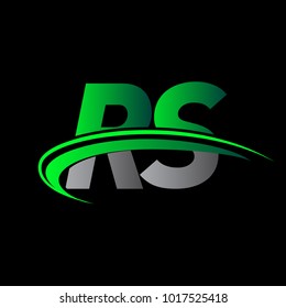 Initial Letter Rs Logotype Company Name Stock Vector (Royalty Free ...