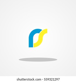 Initial Letter Rs Lowercase Logo Design Stock Vector (Royalty Free ...