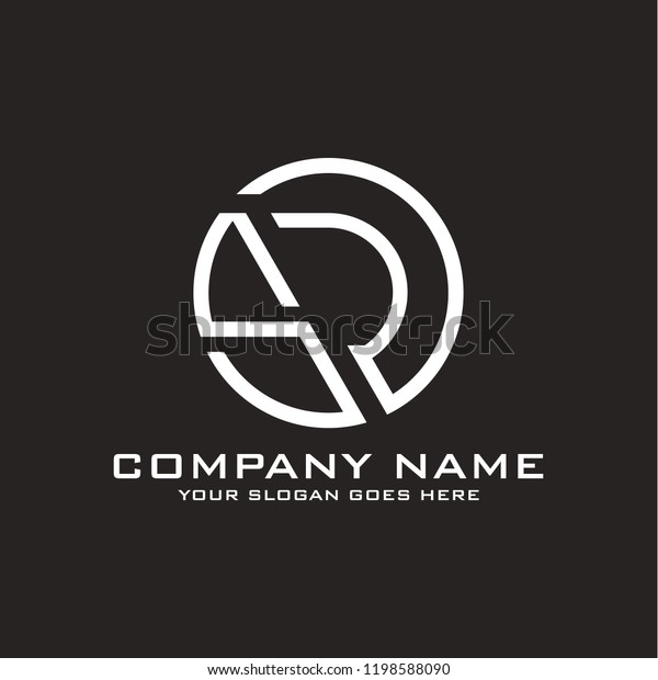 Initial Letter S R Logo Template Stock Vector (Royalty Free) 1198588090 ...