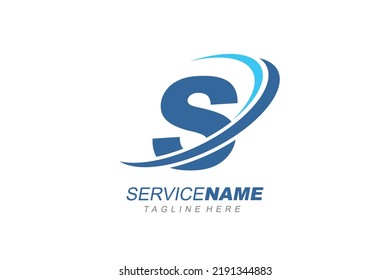 Initial Letter S Service Logo Stock Vector (Royalty Free) 2191344883 ...