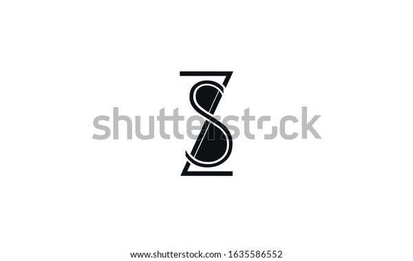 Initial Letter S Z Sz Zs Stock Vector (Royalty Free) 1635586552 ...