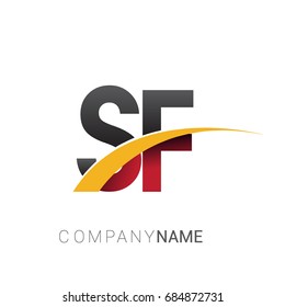 Initial Letter Sf Logotype Company Name Stock Vector (Royalty Free ...