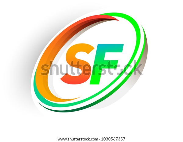 Initial Letter Sf Logotype Company Name Stock Vector (Royalty Free ...